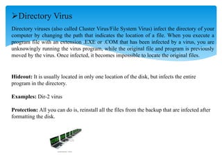 Computer viruses and prevention techniques | PPTX