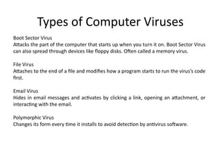 Comprehensive Guide to Computer Viruses: History, Types, and Prevention ...