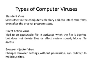 Comprehensive Guide to Computer Viruses: History, Types, and Prevention ...