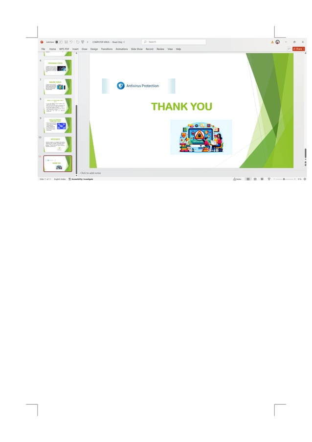 Pedagogy of computer science Presentation on computer virus | PDF