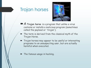 Computer virus & its cure | PPTX | Operating Systems | Computer ...