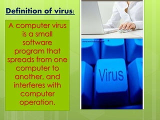 Computer virus | PPTX | Antivirus Software | Computer Software and ...
