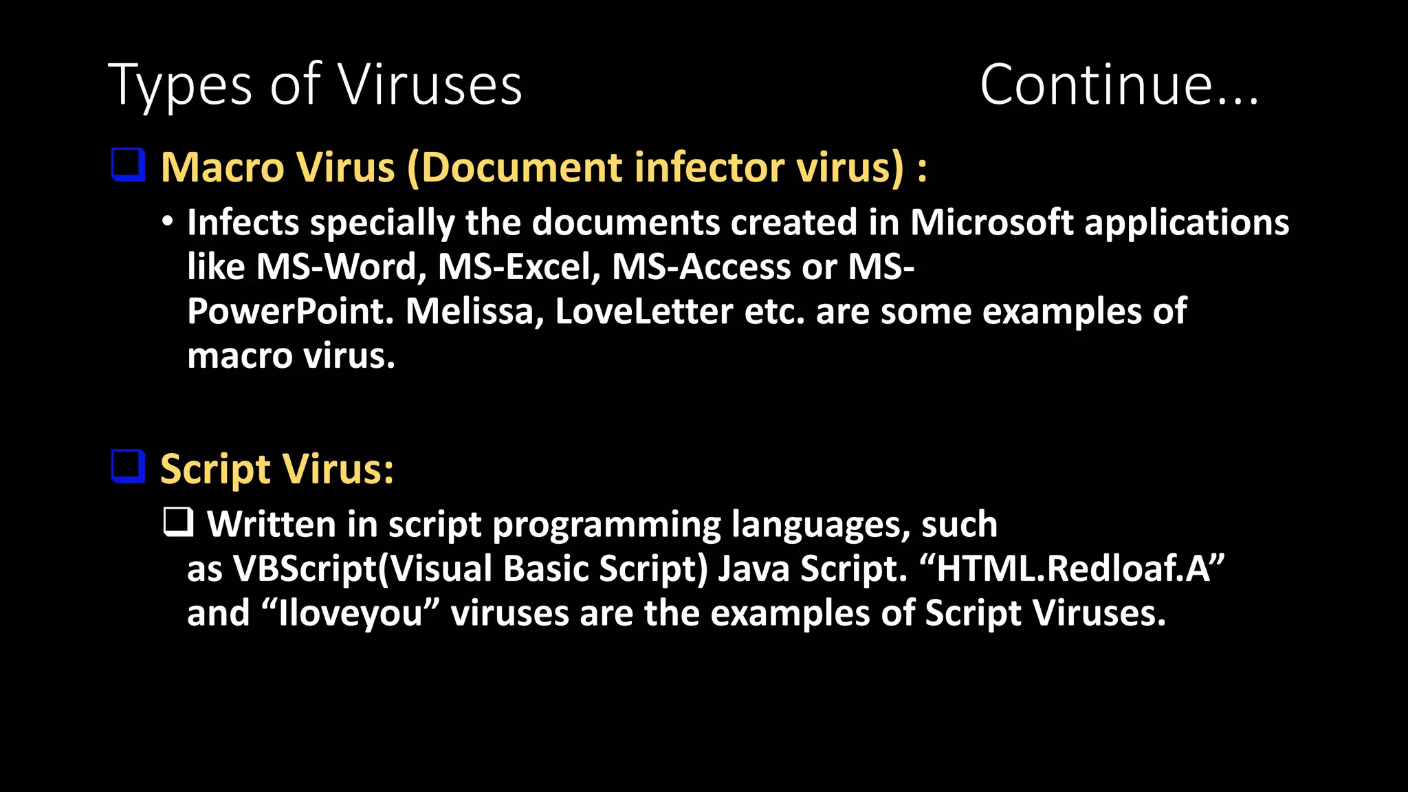 Computer virus | Definition | Explaination | PPT