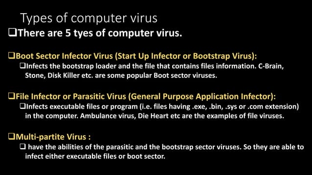 Computer virus | Definition | Explaination | PPT