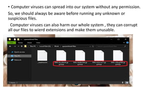 Computer virus | Definition | Explaination | PPT