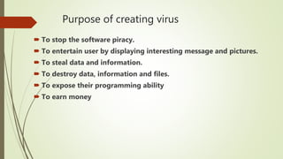 Computer virus | Definition | Explaination | PPT