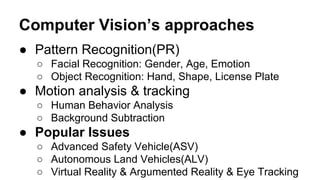 Computer Vision | PPT