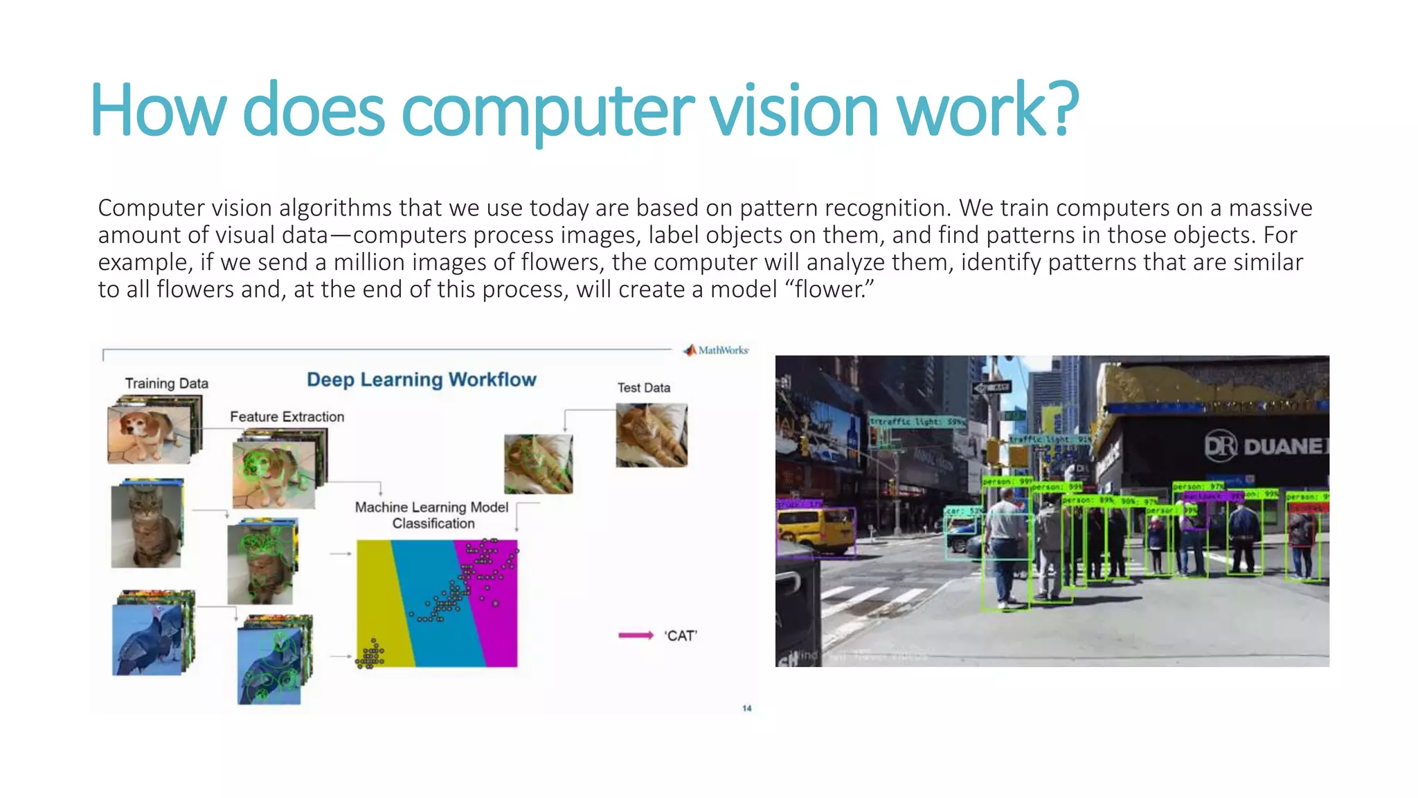 Computer vision | PPTX | Artificial Intelligence | Technology & Computing