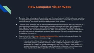 Computer vision | PPTX