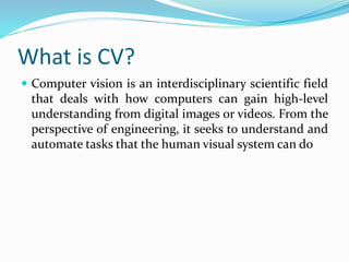 Computer vision | PPT