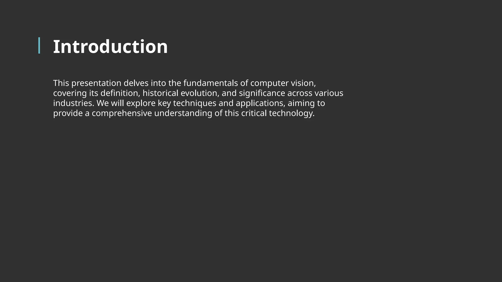 Computer Vision and the benefactions of computer vision.pptx