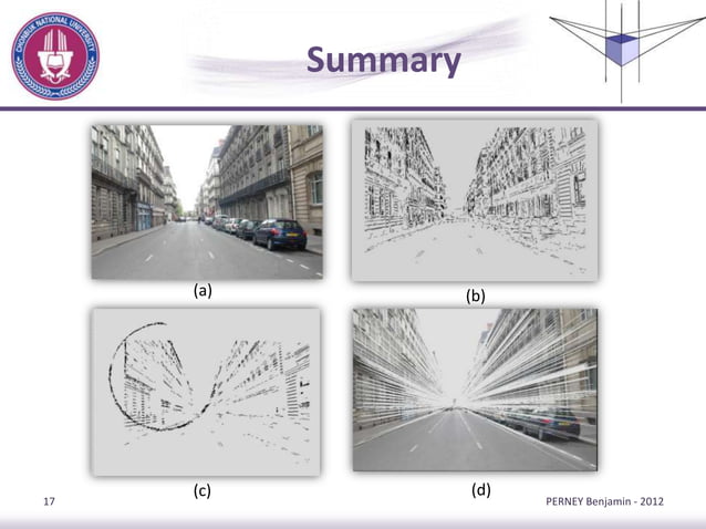 How to detect vanishing points on architectural scenes ? | PPT