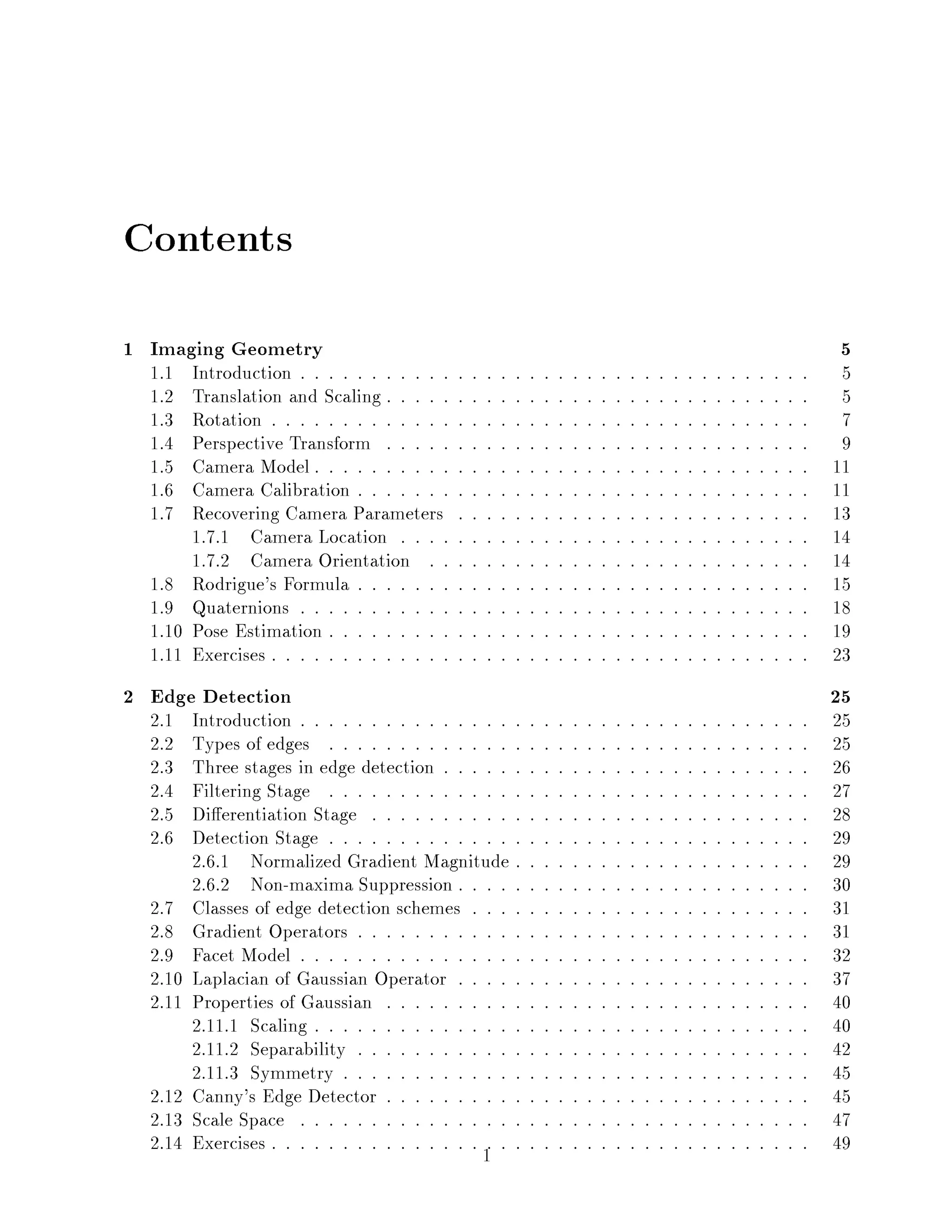 Computer vision fundamentals of computer vision - mubarak shah | PDF