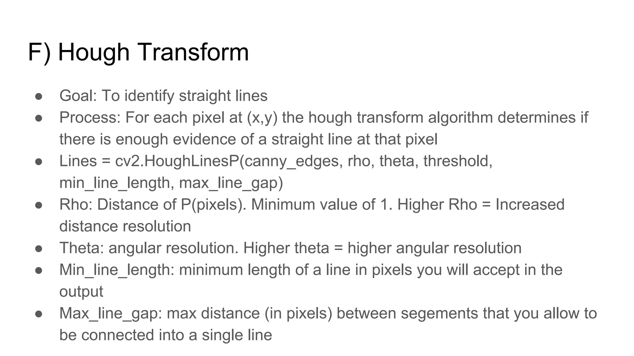 Computer vision lane line detection | PDF
