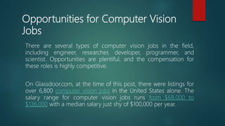 Computer vision ppt | PPTX