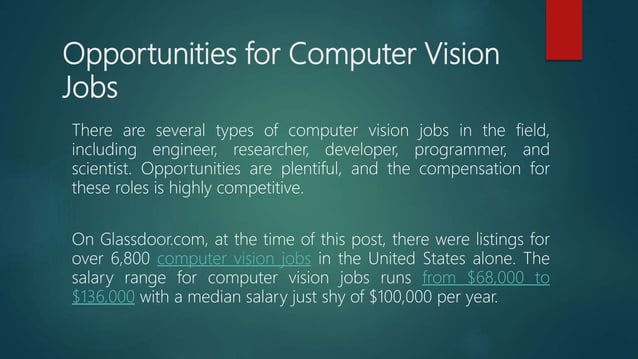 Computer vision ppt | PPTX | Artificial Intelligence | Technology ...