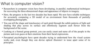 Computer Vision - Basics and Features.pptx