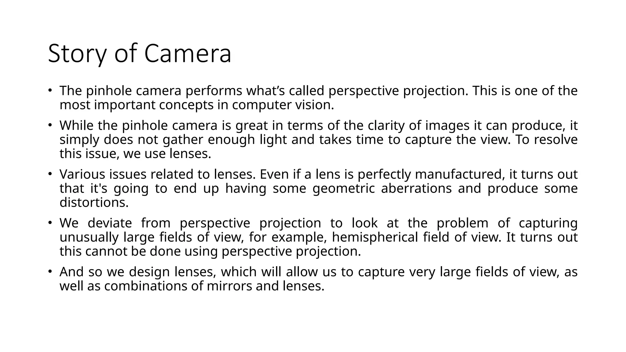 Computer Vision Presentation chapter - one | PPTX