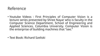 Computer Vision-UNIT156-2025-PART A.pptx