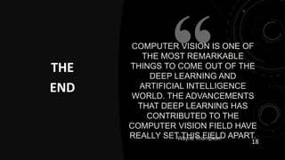 Presentation on "Computer vision". | PPTX