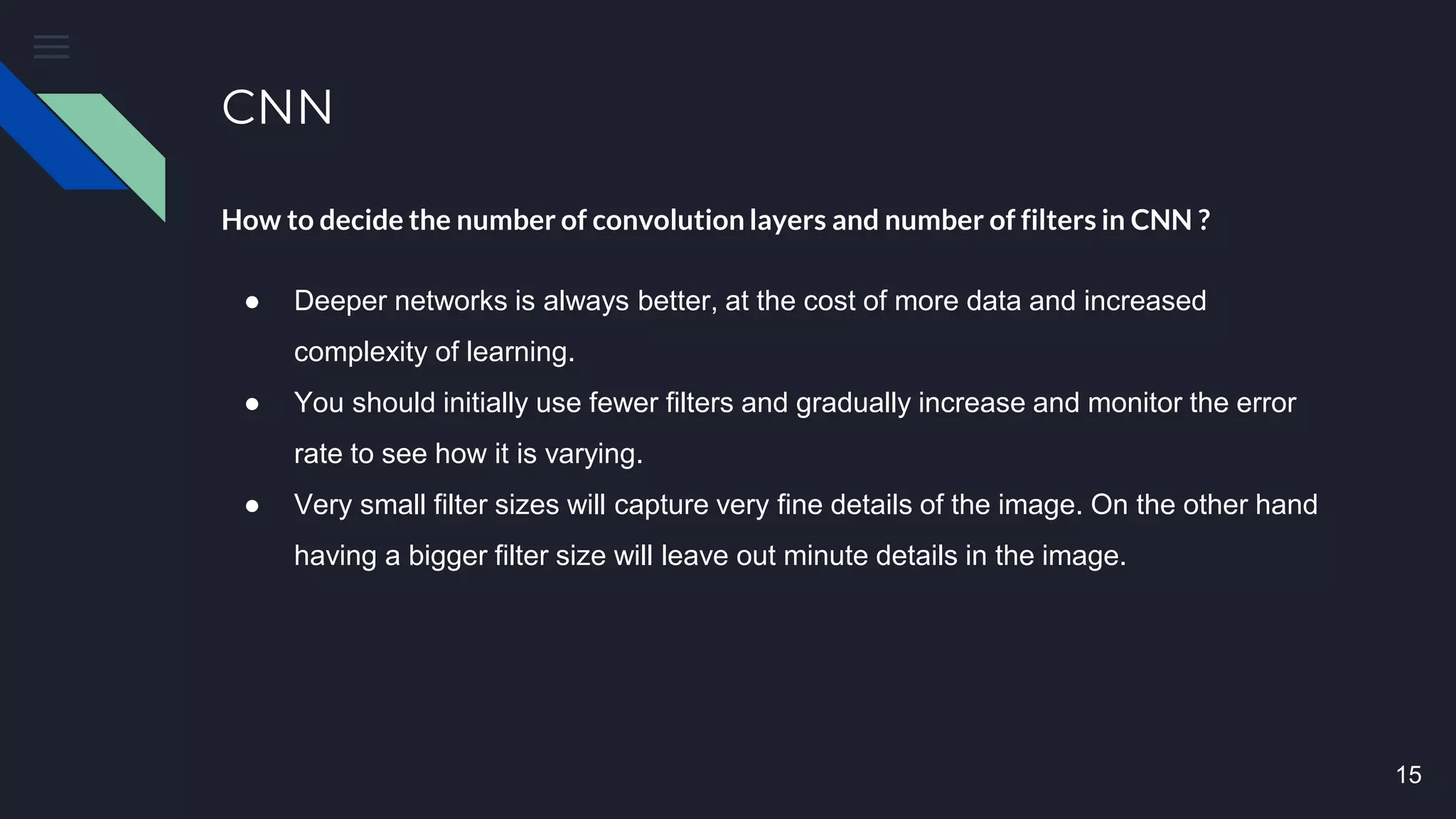 Convolution Neural Network (CNN) | PPTX