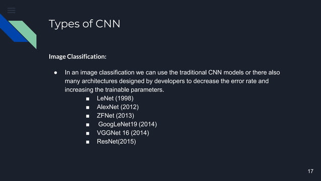 Convolution Neural Network (CNN) | PPTX | Artificial Intelligence ...