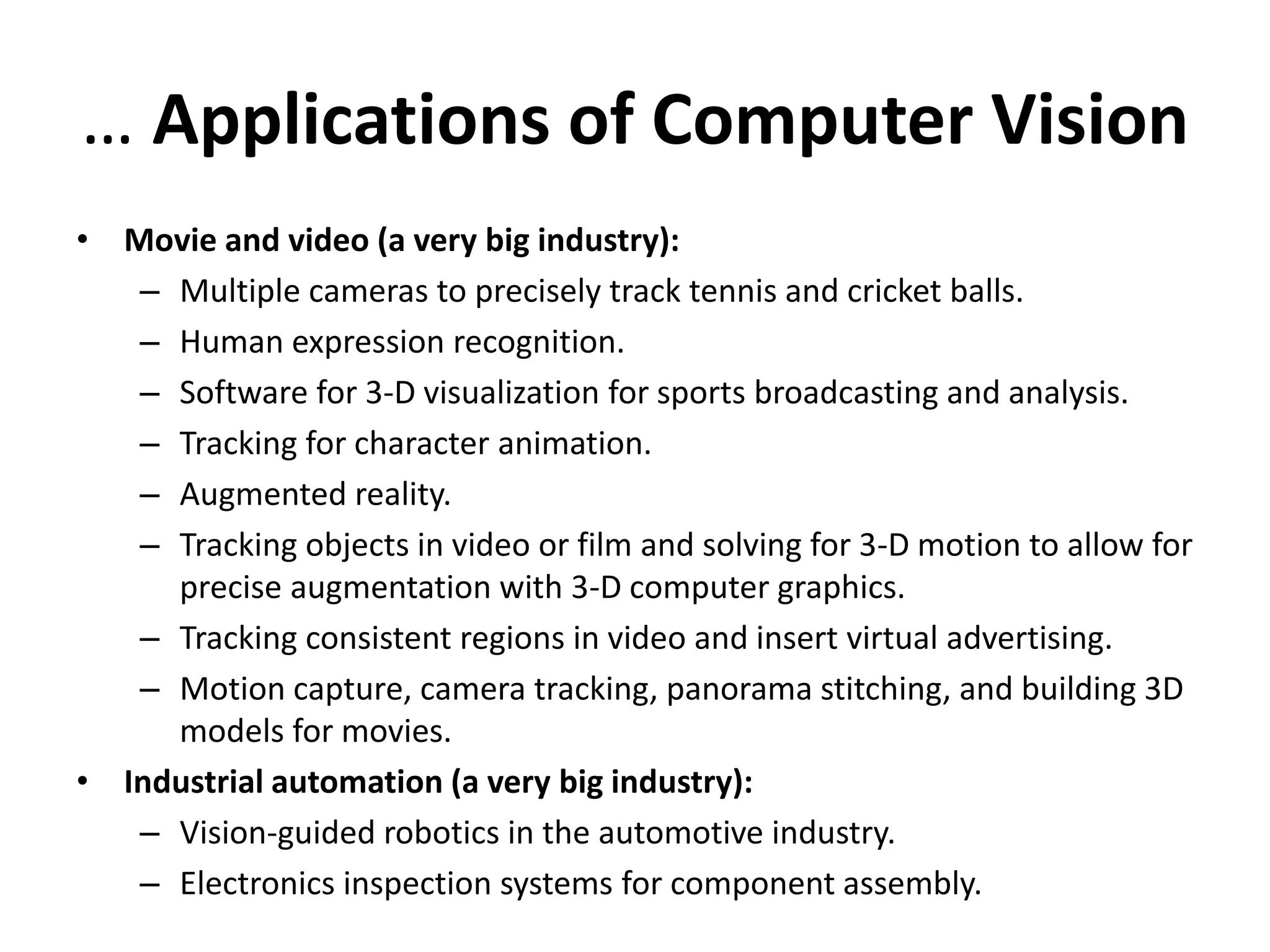 Computer vision and robotics | PPTX