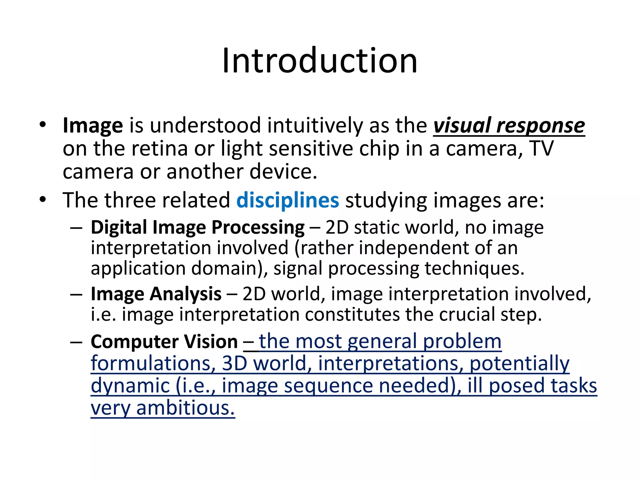 Computer vision and robotics | PPTX