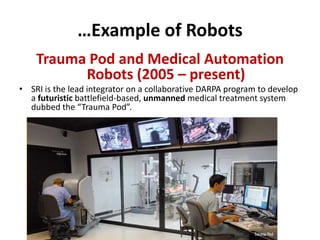 Computer vision and robotics | PPTX