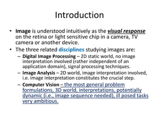 Computer Vision Image Processing Tasks