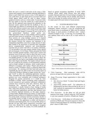 Computer vision based human computer interaction using color detection ...