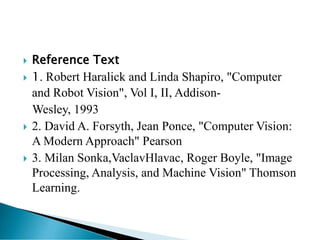 Computer vision basics | PDF