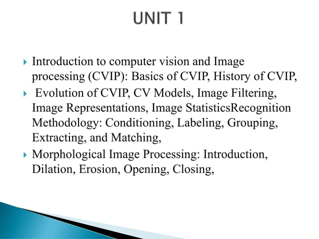 Computer vision basics | PDF | Cameras and Camcorders | Consumer Electronics