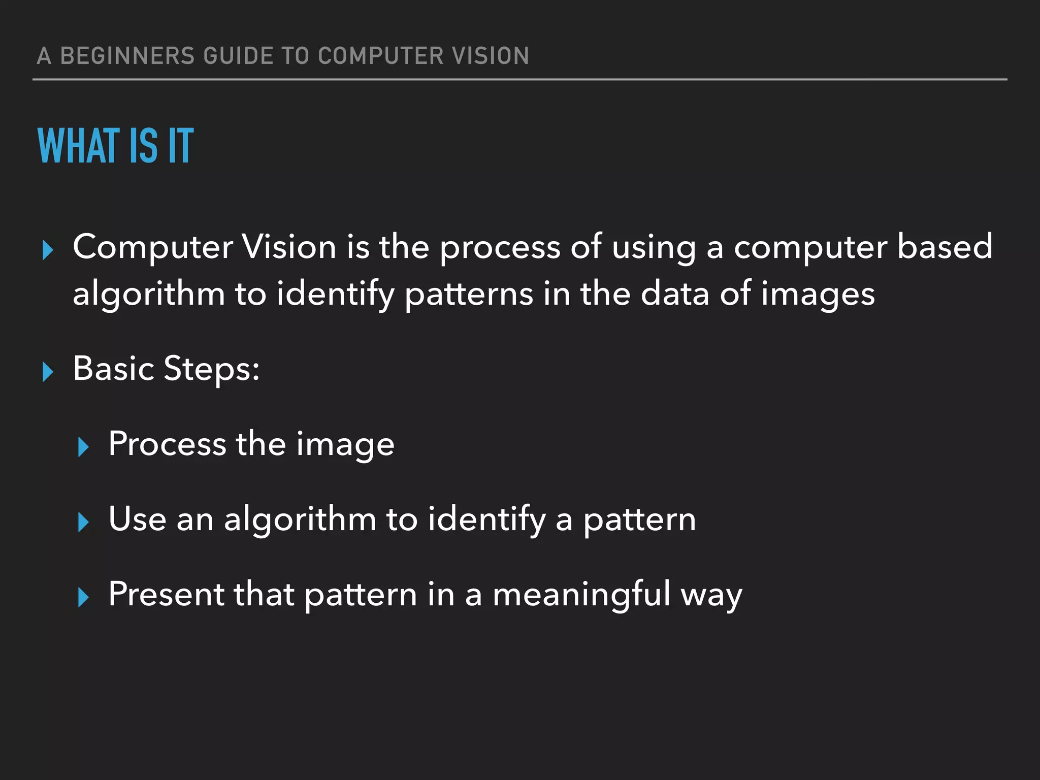 Computer vision Des Moines (Prairie Code) | PPT