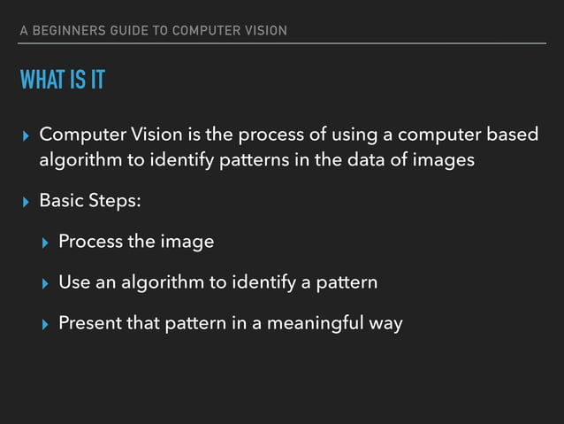 Computer vision Des Moines (Prairie Code) | PPT