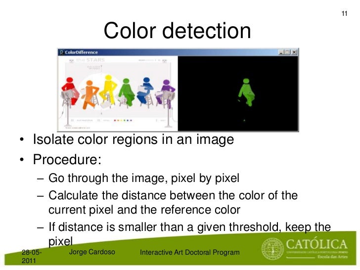 Computer vision techniques for interactive art