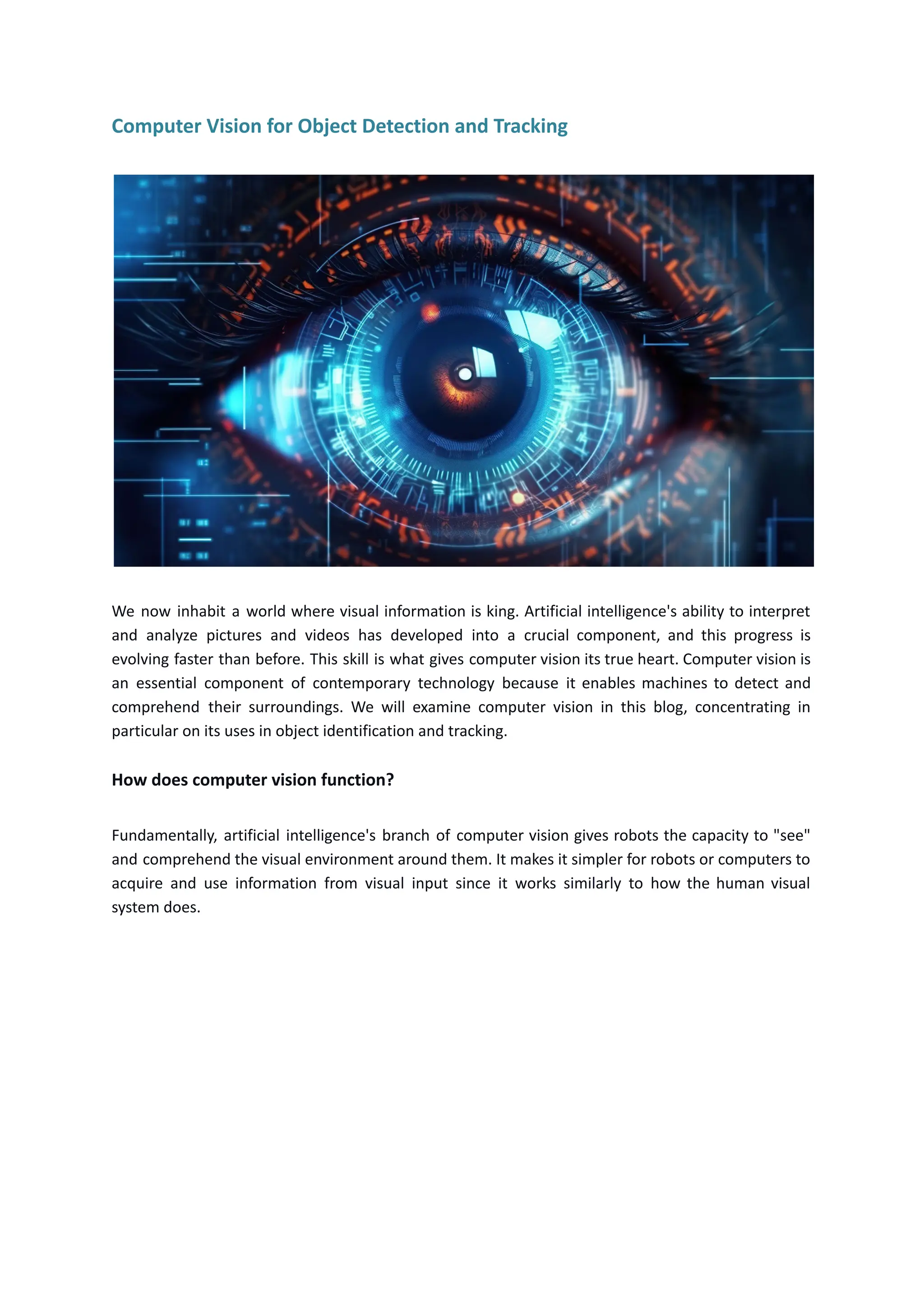 Computer Vision for Object Detection and Tracking.pdf