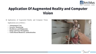 Computer Vision In Augmented Reality | PDF