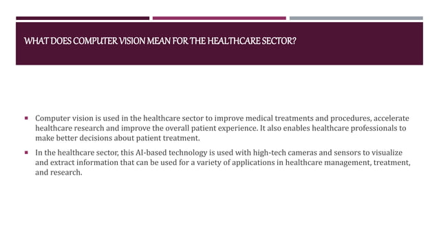 Computer Vision in Health Care (1).pptx | Eye and Vision Conditions ...