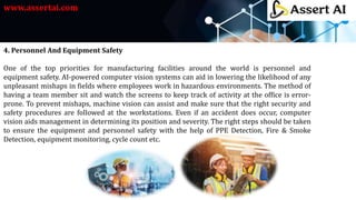 Computer Vision in Industrial Manufacturing | PPTX