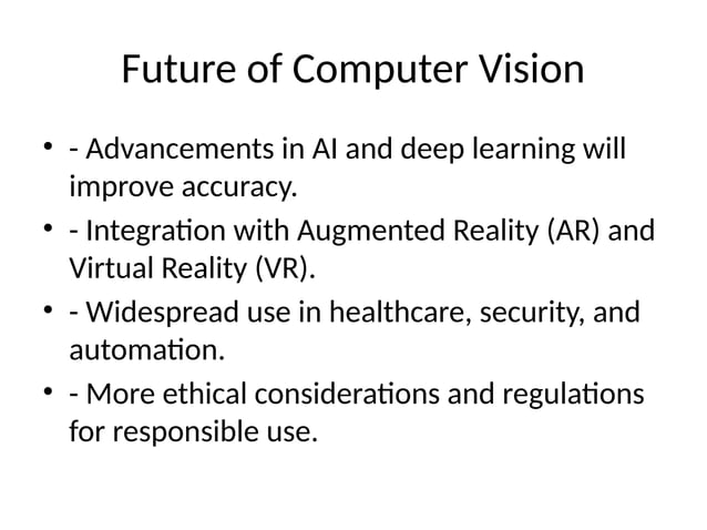 Computer_Vision_Presentation.pptx ppt presentation | PPTX