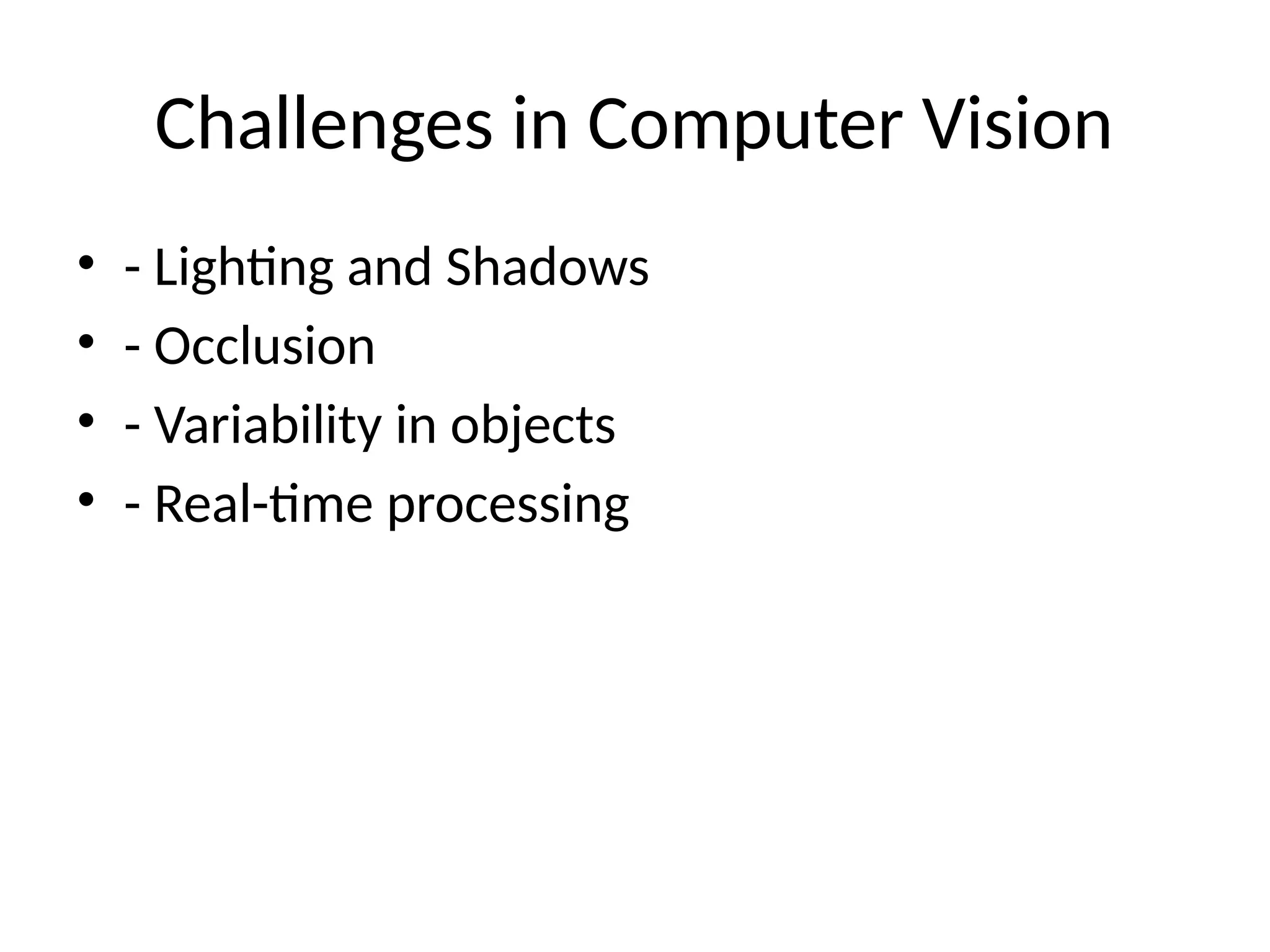Computer Vision Presentation About The Developing Technology Pptx