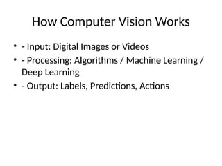 computer vision presentation about the developing technology.pptx