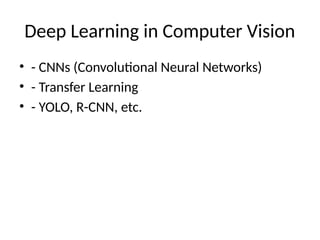 computer vision presentation about the developing technology.pptx