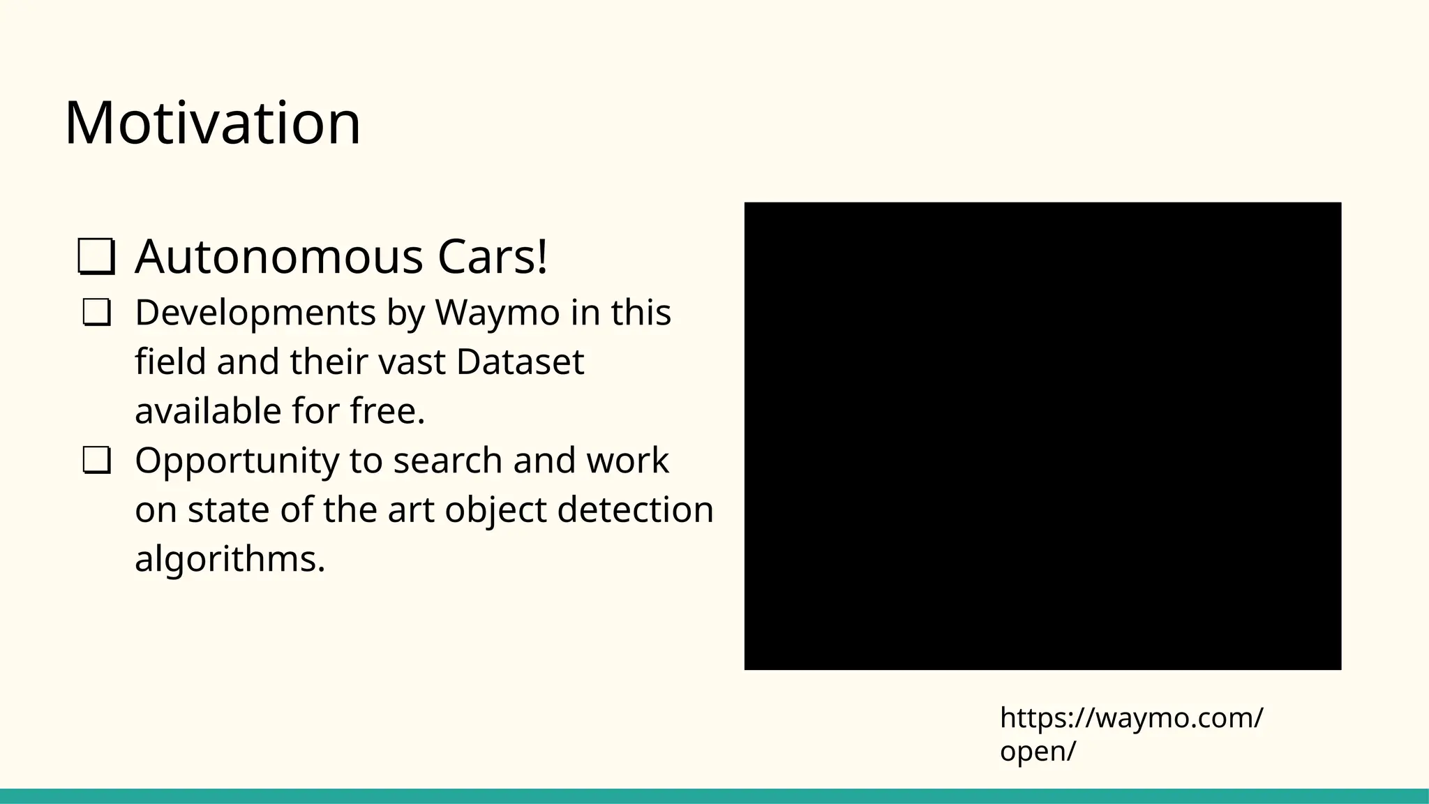 Computer Vision in waymo cars Presentation | PPTX
