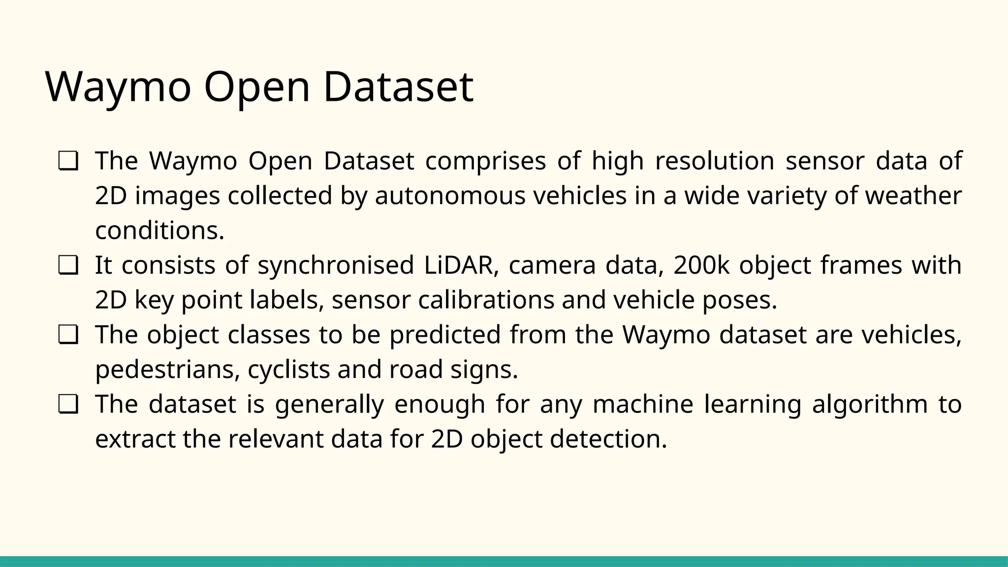 Computer Vision in waymo cars Presentation | PPTX