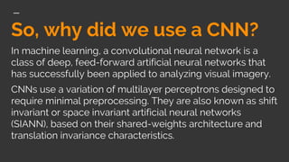 Image classification using CNN | PPTX