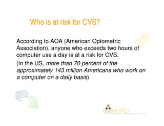 Computer Vision Syndrome | PDF