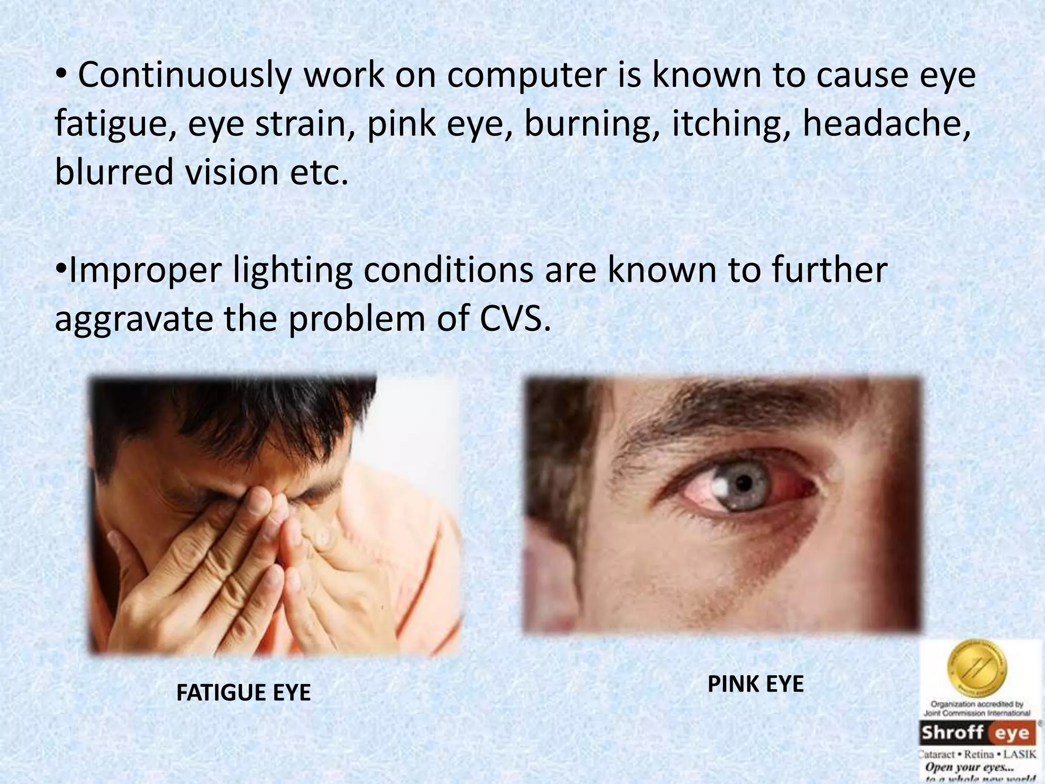 Computer vision syndrome | PPSX