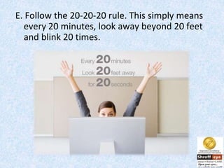 Computer vision syndrome | PPT